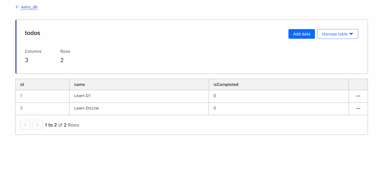 AstroのSSRでDrizzle経由でCloudflare D1にアクセスする手順 | アールエフェクト