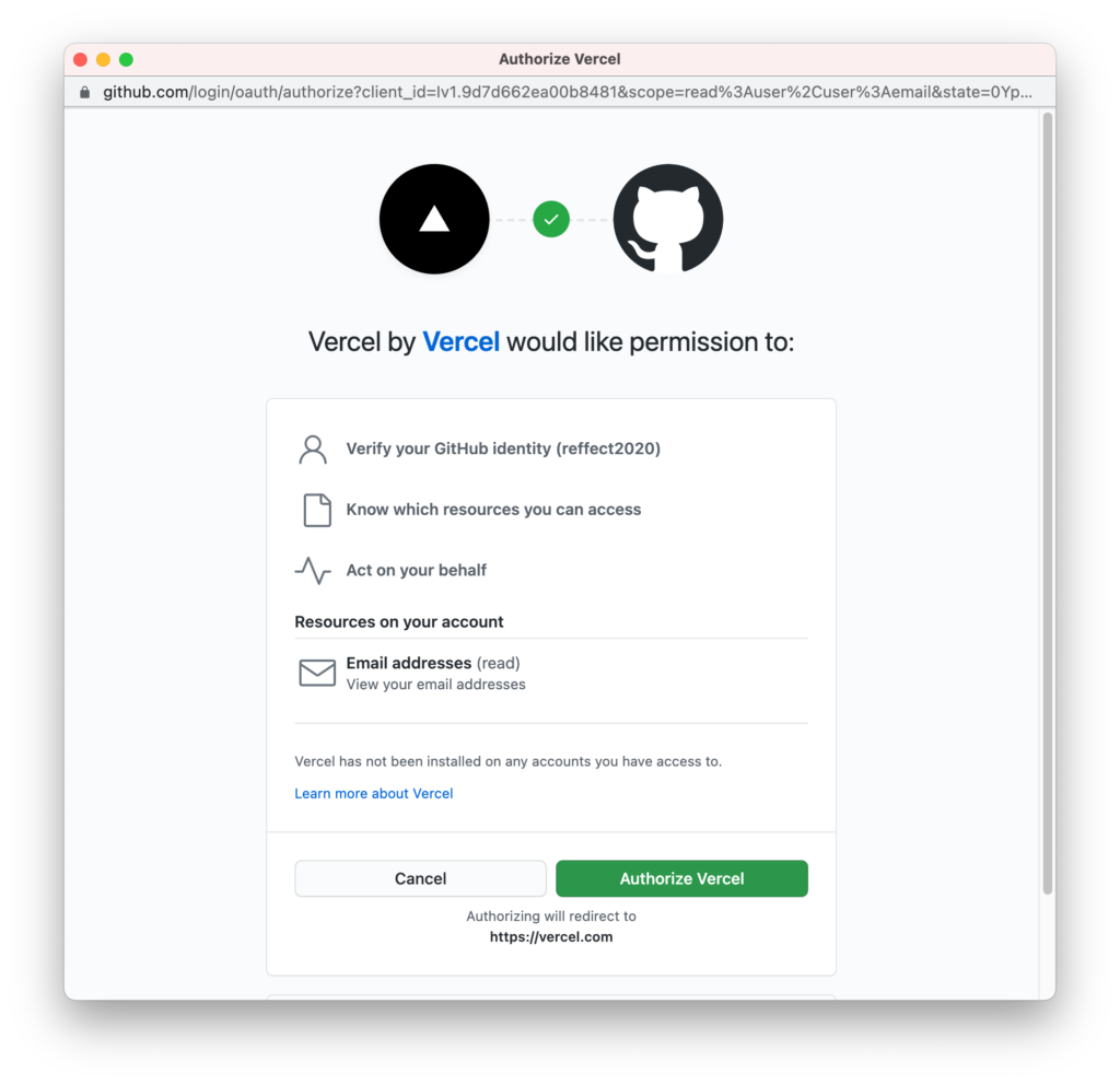 初心者でもできるNext.jsのVercelへのデプロイ方法(GitHub経由) | アールエフェクト