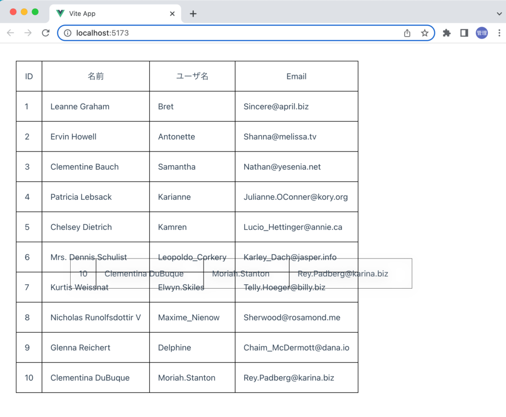 Vue.jsで簡単にできるテーブル行の並び替え(ドラッグ&ドロップ) | アールエフェクト