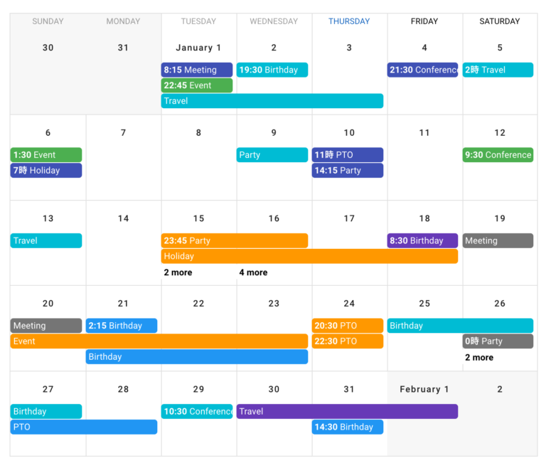 本当にこれだけ？JavaScript+vue.jsでカレンダー作成 | アールエフェクト