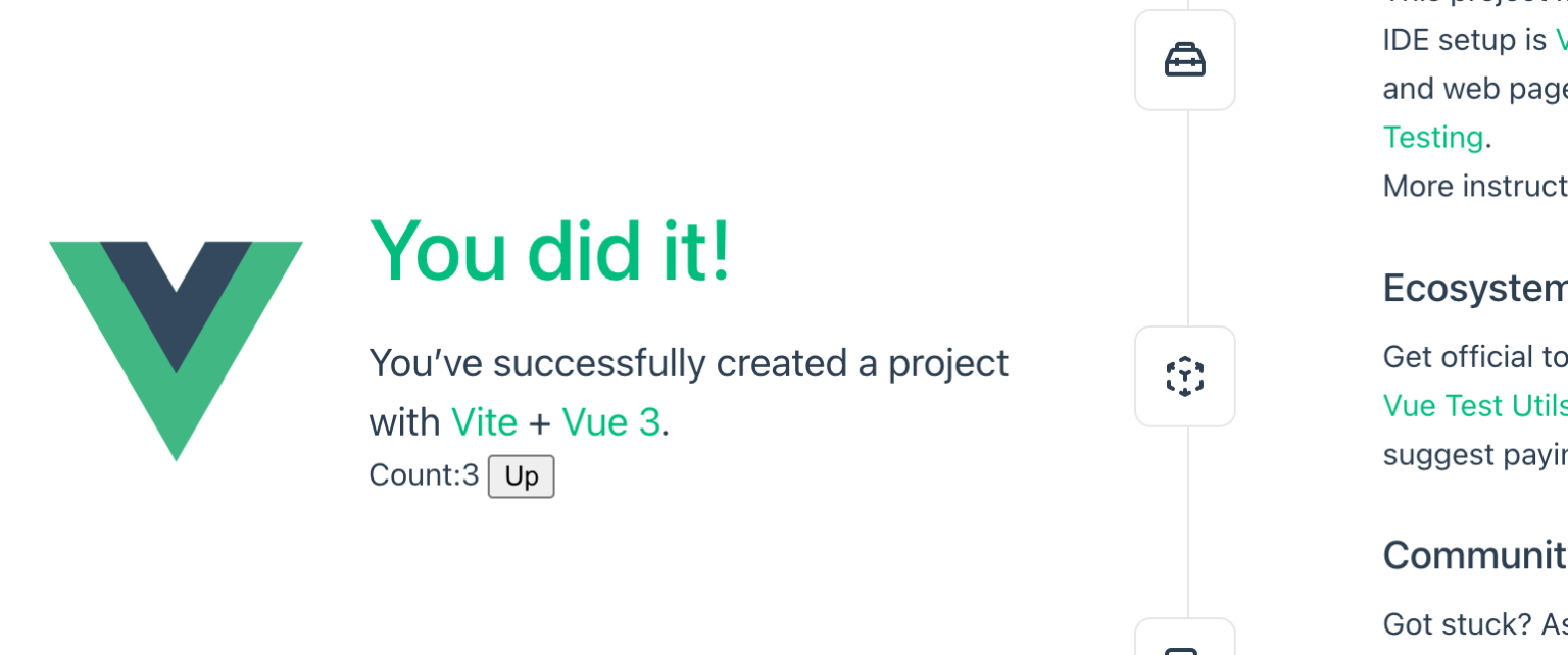 【完全解説】create Vueでvue3プロジェクト作成〜vite爆速開発〜 アールエフェクト