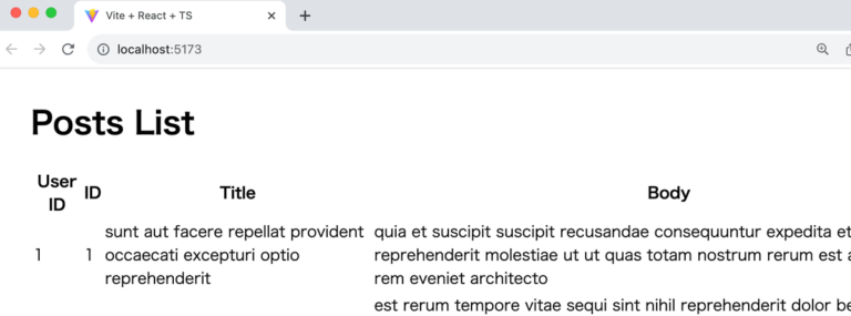 Headless UIのTanStack Tableライブラリでテーブルの実装方法を学ぶ | アールエフェクト