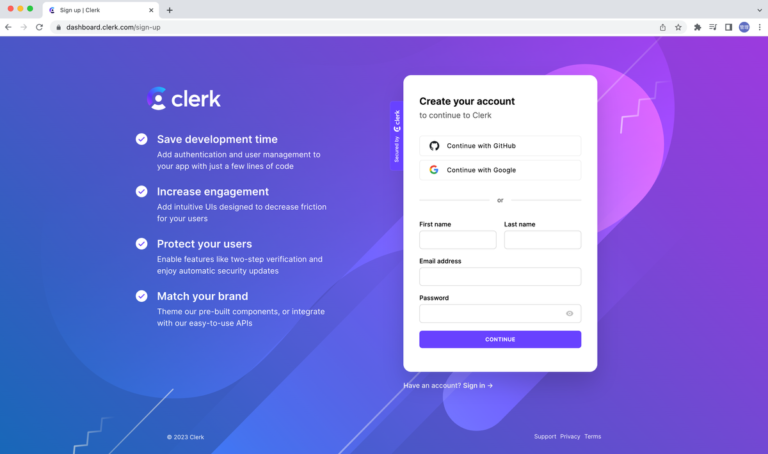 Next.jsでClerkを使った認証(Authentication)の基礎 | アールエフェクト