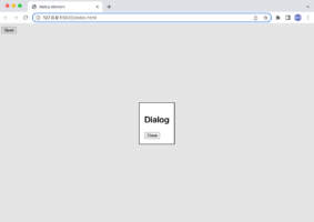 HTMLのdialog要素の使い方をしっかり理解モーダルを作成してみよう | アールエフェクト